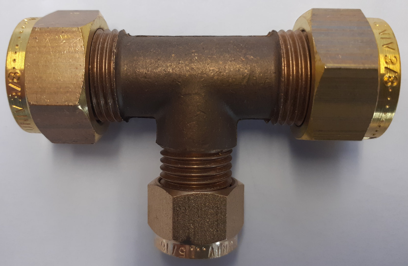 Gas T Piece 3 8 X 3 8 X 5 16 Gas T Piece 3 8 X 3 8 X 5 16