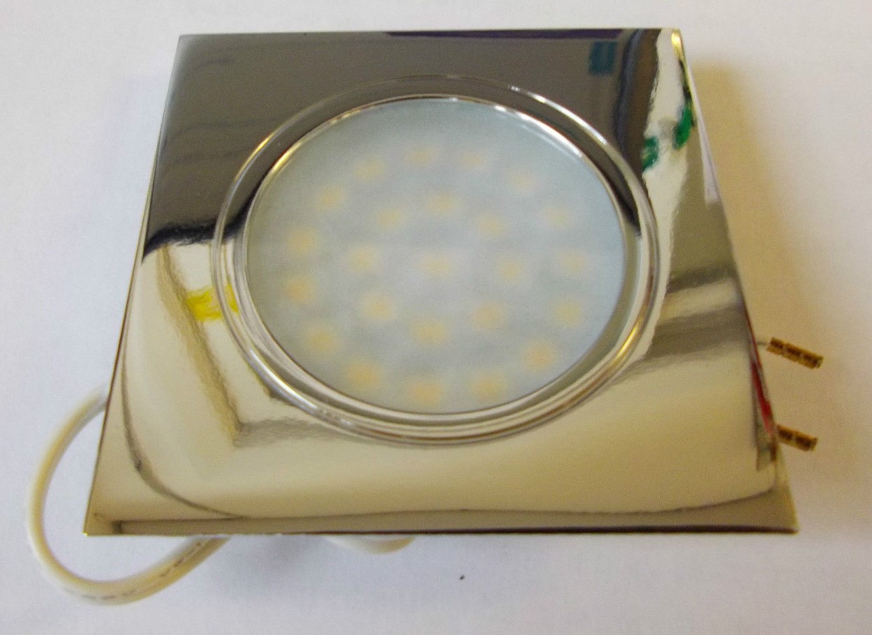 Recessed Slimline 24 LED Down Lighter - Chrome